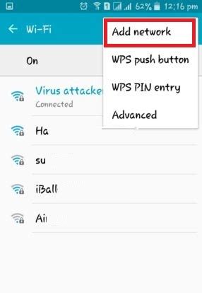 How To Add Wifi Network In Android Mobile