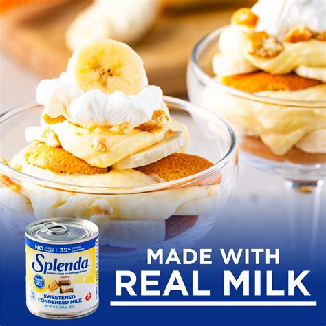 Splenda Sweetened Condensed Milk 35 Fewer Calories Splenda®