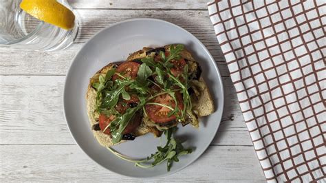 Savory Vegan Eggplant Toast • Hungry Veggies
