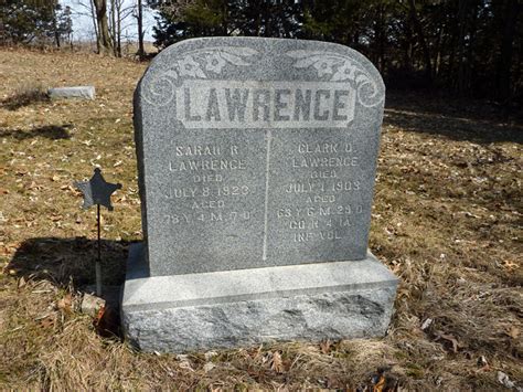 Clark Devol Lawrence 1839 1903 Find A Grave Memorial