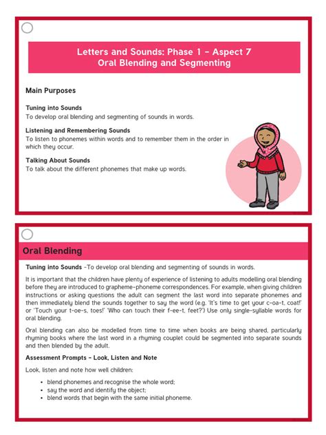 Phonics Oral Blending And Segmenting Pdf Phoneme Word
