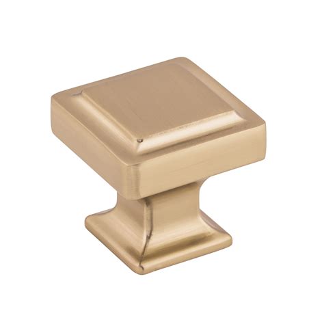Transcend Collection Ascendra 1 14 Long Square Knob In Honey Bronze