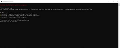 FAILURE Buil Failed With An Exception Issue Jire Overwatcheat GitHub