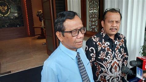 Mahfud Md Soal Suhartoyo Jadi Ketua Mk Mudah Mudahan Tak