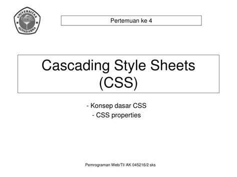 Ppt Cascading Style Sheets Css Powerpoint Presentation Free Download Id6390698