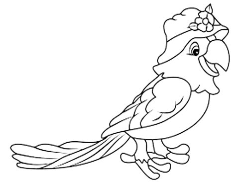 Disegni Pappagalli Da Colorare Il Blog Di Mamma E Casalinga
