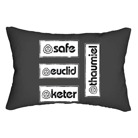 Scp Foundation Object Classes Thaumiel Keter Euclid Safe S Lumbar Pillows Sold By