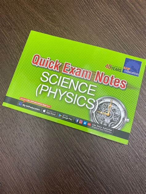 Physics Exam Notes Hobbies And Toys Books And Magazines Textbooks On