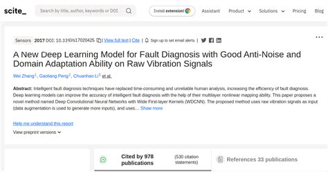 A New Deep Learning Model For Fault Diagnosis With Good Anti Noise And
