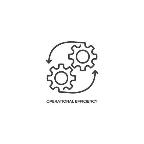 Premium Vector Operational Efficiency Icon Business Concept Modern Sign Linear Pictogram