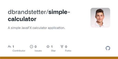 Github Dbrandstettersimple Calculator A Simple Javafx Calculator Application