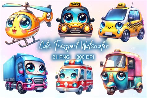 Cute Transport Sublimation Clipart Graphic By Dream Creation · Creative