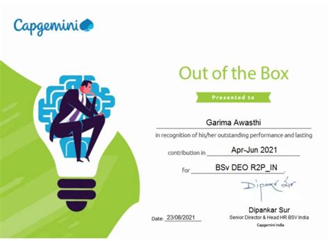 Garima Awasthi On Linkedin Capgemini Rewardsandrecognition