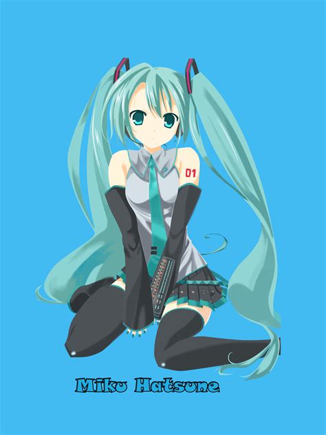 Miku Hatsune Minimalist By Skywalker On Deviantart