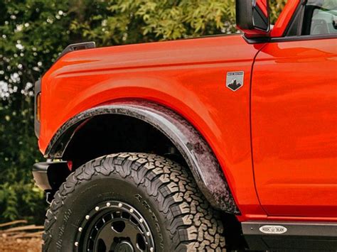 2021 2022 Ford Bronco Sasquatch Forged Carbon Front Fender Flares