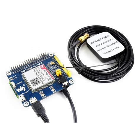4g 3g 2g Gsm Gprs Gnss Hat For Raspberry Pi Lte Cat4 The Global Version