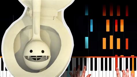 Skibidi Toilet Otamatone Easy Piano Tutorial Youtube