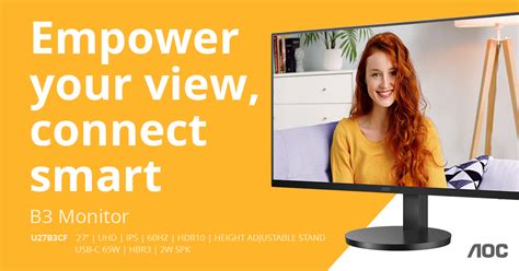 AOC Introduces The U B CF K USB C Monitor For Professionals And Creators Funky Kit