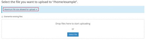 Is There A Max Upload Size Limit In Cpanel File Manager