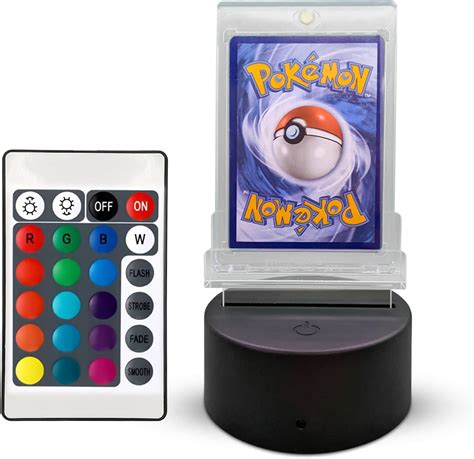 Trading Card Display Stand Led Trading Card Stand For Graded Cards
