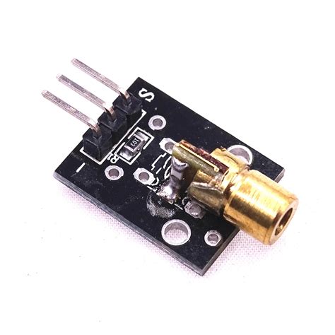 free shipping 50pcs ky 008 650nm laser sensor module 6mm 5v 5mw red