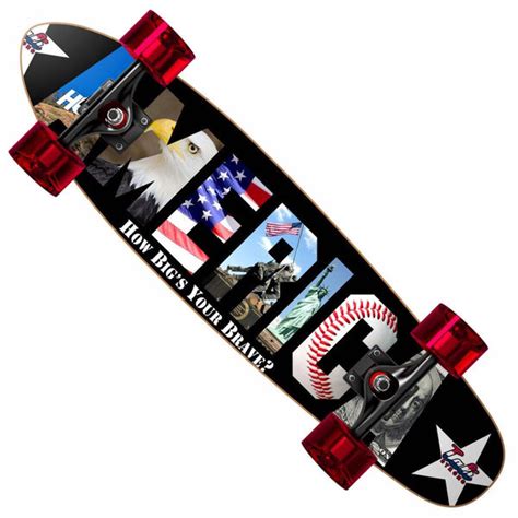 Cali Strong America How Bigs Your Brave Mini Cruiser Throwback