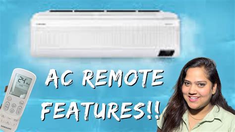 Samsung Ac Remote Control Demo Tamil How To Use The Remote