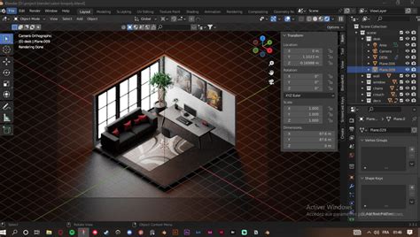 Blender Render Cycles Room 3d Model 54 Off