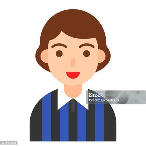 Icône De Joueur De Football Illustration De Vecteur De Profession Et