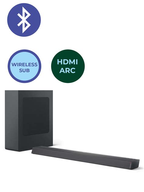 Philips TAB6305/10 Bluetooth 2.1 Soundbar and Wireless Subwoofer ...