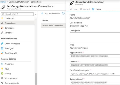 Certificate Management With Azure Automation And Lets Encrypt