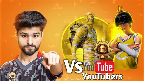 Lolzzz Gaming Vs Youtubers In Conqueror Lobby Lolzzzgaming Youtube