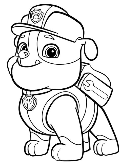 Coloriage Chase Dans Pat Patrouille Télécharger Et Imprimer Gratuit