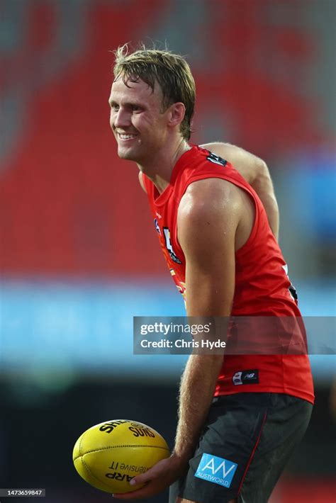 Jack Lukosius During A Gold Coast Suns Afl Training Session At News Photo Getty Images