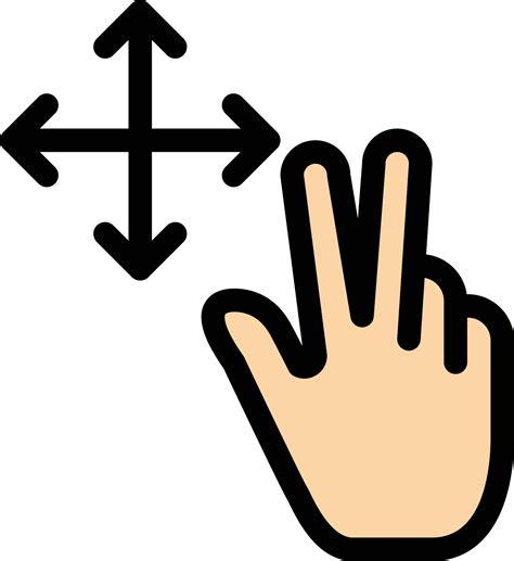 Finger Gesture Hold Flat Color Icon Vector Icon Banner Template Vector Art At Vecteezy