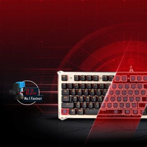 Bloody B840 Light Strike LK Optical Gaming Keyboard - Shopping jin