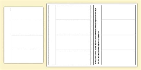 Blank Flap Book