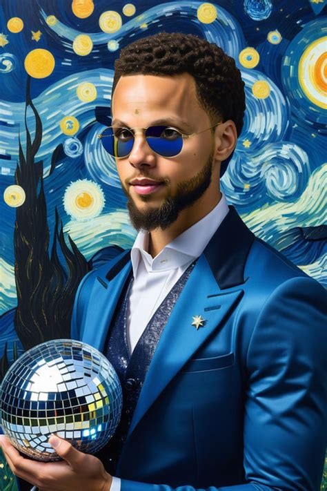 Steph Curry As A Male With A Beard Steph Curry Is Holding A By