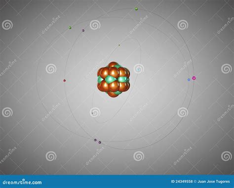 Colors Of Atom Stock Illustration Illustration Of Particle 24349558