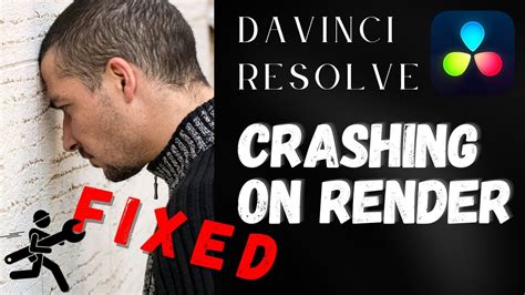 Davinci Resolve Crashing On Render 😤 Quick Easy Fix 😤 Why Does Davinci
