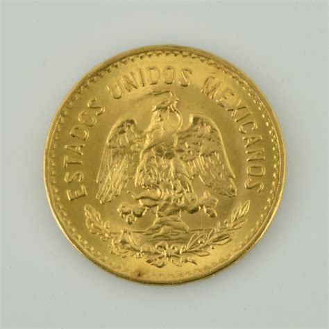 Moneda De Oro Mexico 1955 Cinco Pesos Oro3es