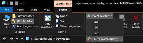 Windows How To Clear File Explorer Search History Technipages
