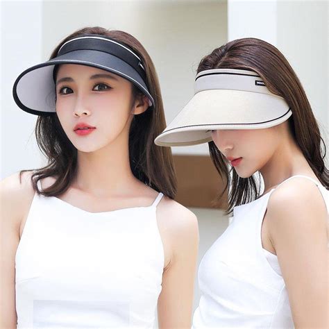 여성 여름 심플 디자인 햇빛 차단 여성 썬캡 이랜드몰