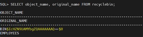 thực hành flashback trong oracle database datalinks vn