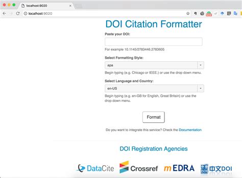 GitHub Crosscite Citeproc Doi Server