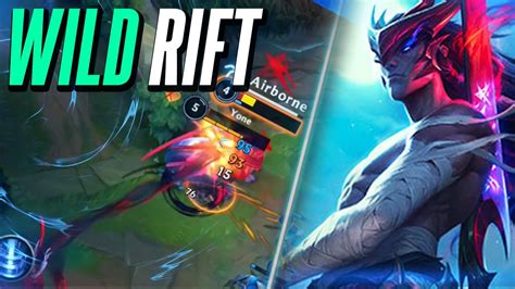 Yone Wild Rift One Shot Build Mid Gameplay Fast Paced Gameplay Youtube