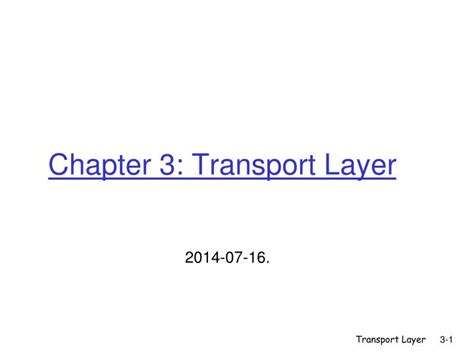 PPT - Chapter 3: Transport Layer PowerPoint Presentation, free download ...