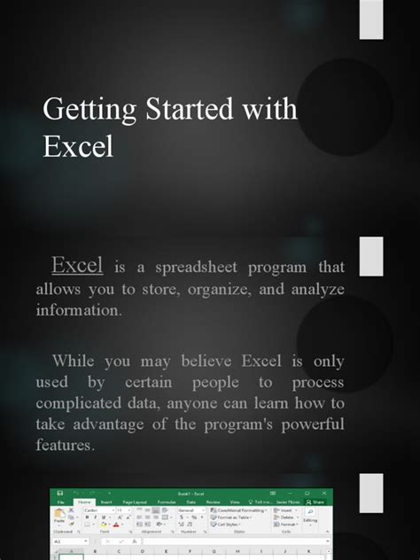 excel 2016 interface pdf