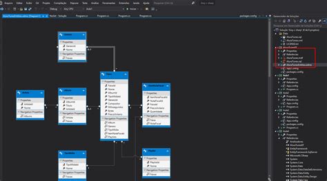 erro ao instalar o ado entity data model no projeto entity linq