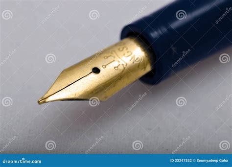Fountain Pen Nib Stock Photo Image Of Handwriting Body